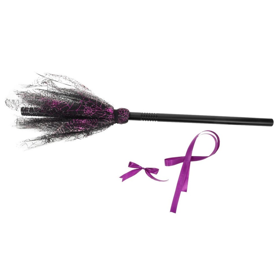 Broom for Costume Parties Prop Cosplay Witch Dancing Broomstick ...