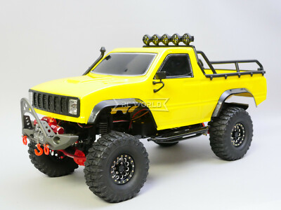 For Axial SCX-10 PICK UP TRUCK Body Shell 2 Door -YELLOW- -FINISHED ...