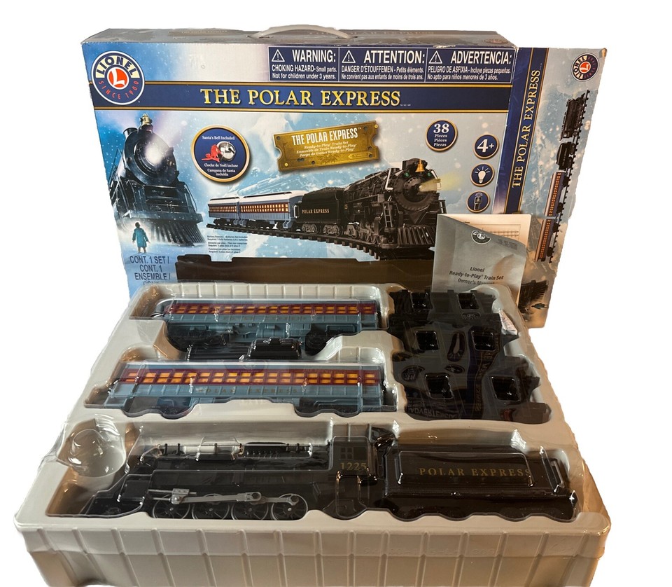 Lionel The Polar Express 38 piece 7-11803 Train Set Boxed New - Open ...