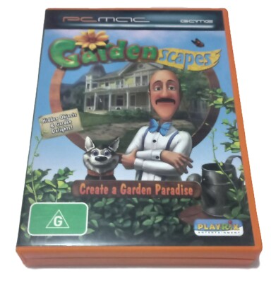 Gardenscapes PC Mac CD Rom 2010 Hidden Object Landscaping Game garden ...