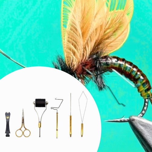 6x Fly Tying Finisher Accessories Metal Lure Making Tool Fly Tying ...