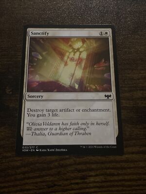 Sanctify (033) Innistrad: Crimson Vow MTG Magic The Gathering D1301* | eBay