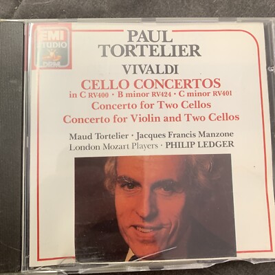 Vivaldi: Cello Concertos; Concerto for Violin &Two Cellos by Philip(b79 ...
