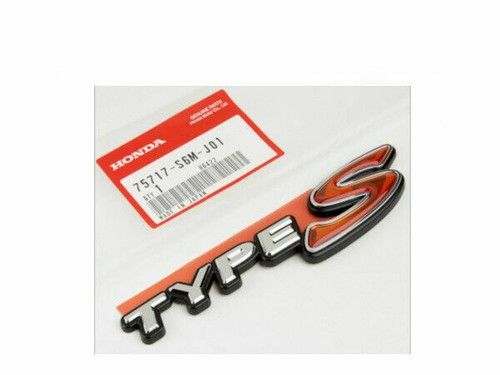 # Honda Genuine Integra RSX Rear Type-S Emblem 75717-S6M-J01* | eBay