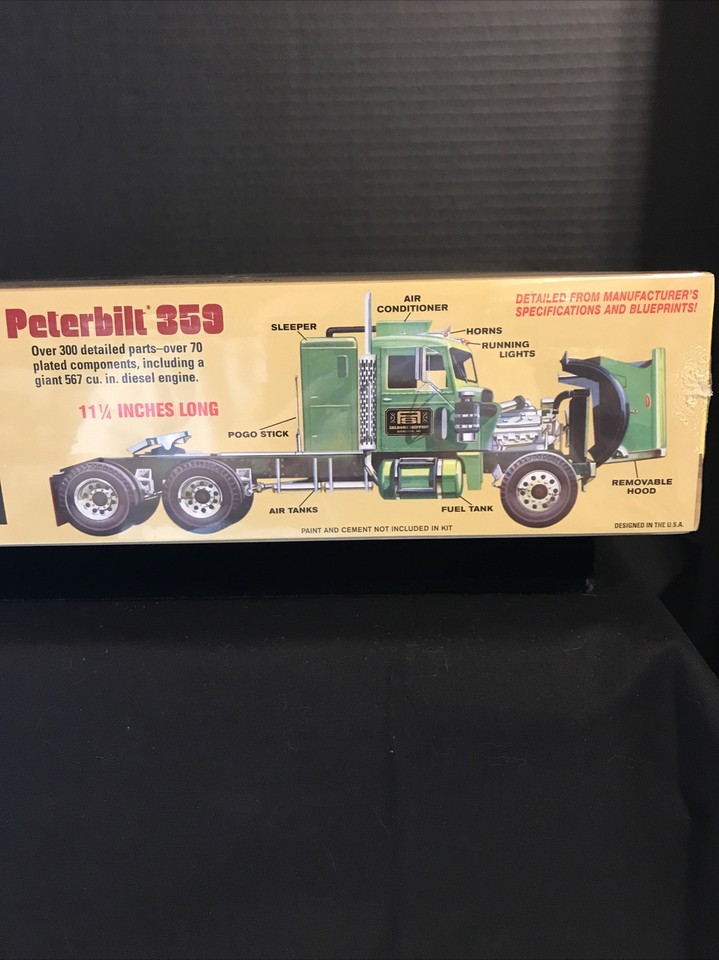 AMT 1327/06 CALIFORNIA HAULER PETERBILT 359 MODEL KIT-NIB-1/25 SCALE | eBay