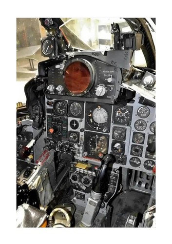 F4 Phantom Cockpit layout US Air Force A4 poster with choice of frame ...
