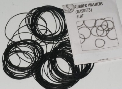 100x Extra large Watch GASKETS FLAT 32mm-50mm XL o rings seal washers ...