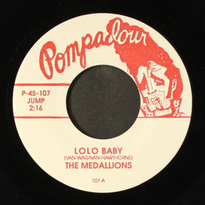 GAILTONES / MEDALLIONS: lover boy / lolo baby POMPADOUR 7" Single 45 ...