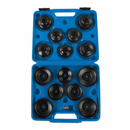 Oil Filter Tool Set - Wrench Removers Set 15 Piece Kit 65mm - 93mm With ...