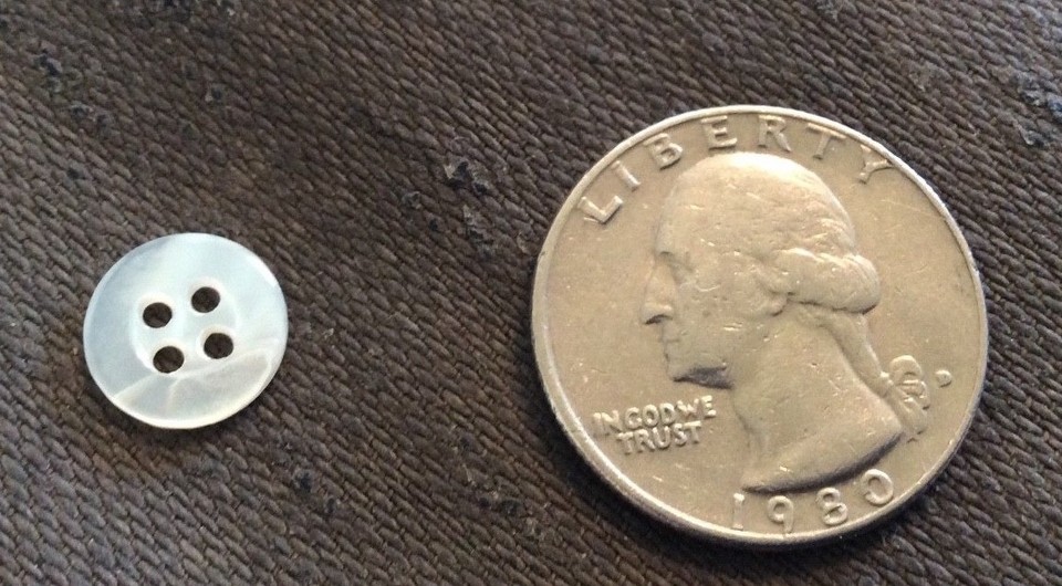 MICHAEL THOMAS COLLECTION- GENUINE PEARL BUTTONS #BP-41801 ROUND--4 ...