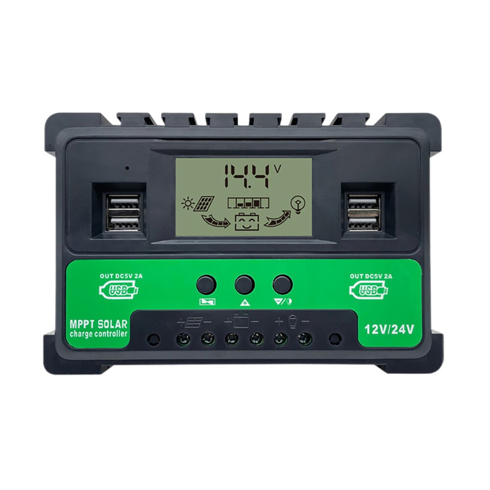 30A-100A MPPT Solar Panels Charge Controller PV Battery Regulator 12V ...