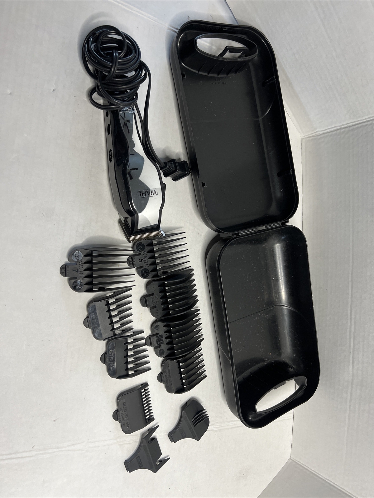 Wahl Heavy Duty Hair Clippers Model MC2 W/ Case & Accessories Made in ...