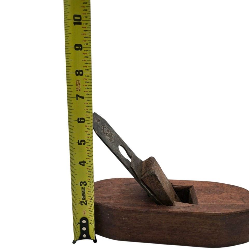 Antique Wood Smoothing Plane Coffin Shape Block Plane Moulson Iron | eBay