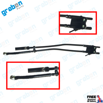 FUEL LINE IVECO DAILY 2.3 JTD 2006-2010 504110763 LEAK OFF PIPE FIAT ...