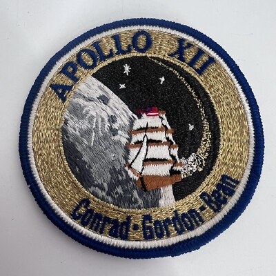 NASA PATCH VINTAGE APOLLO 12 XII - LION Brothers - HALLMARK VERSION | eBay