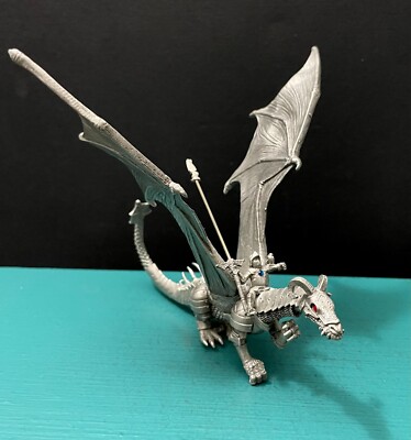Meier Partha Pewter Chaos Wars Armored Dragon Rider Miniature Figurine ...