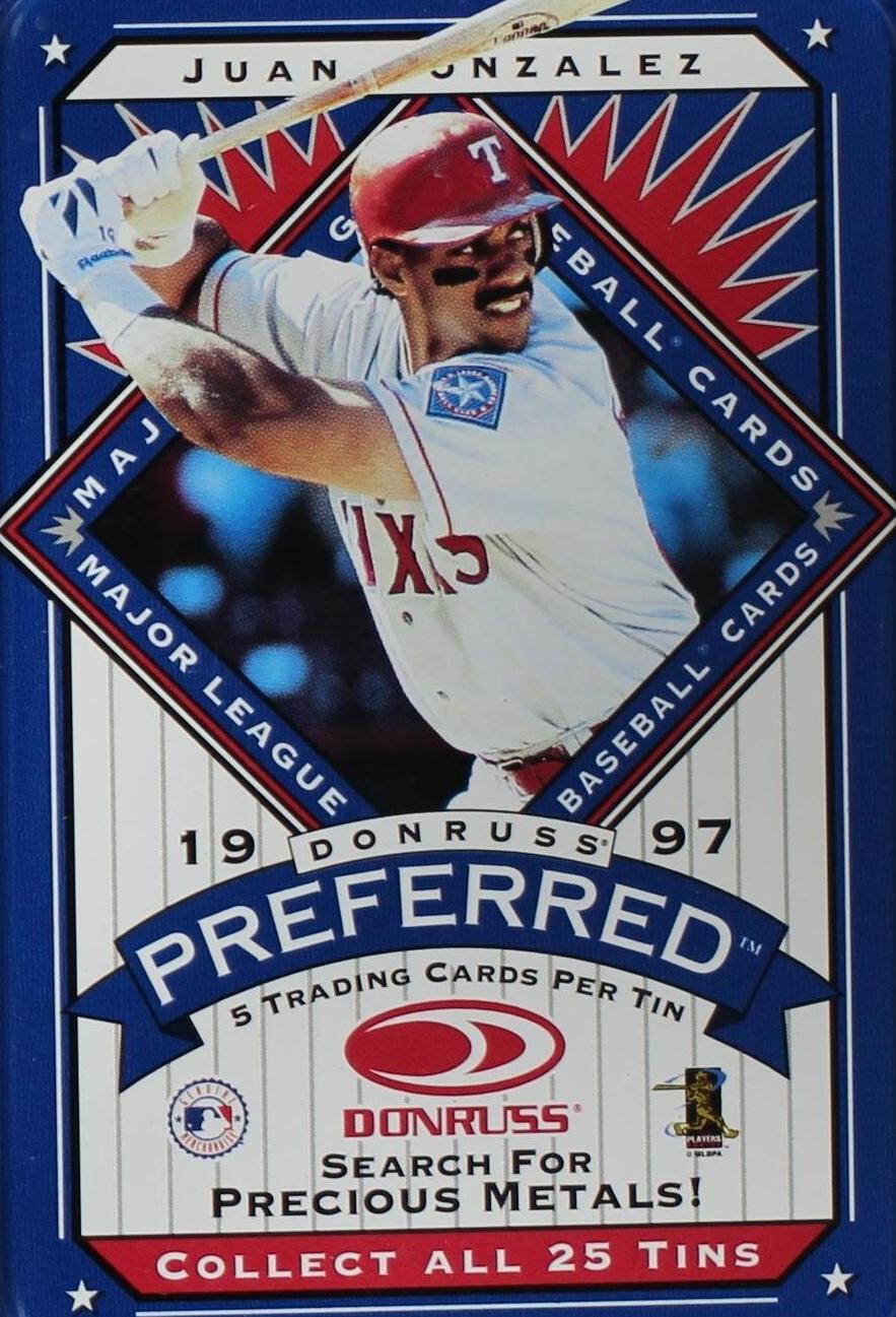 1997 Donruss Preferred - Tin Packs Juan González for sale online | eBay