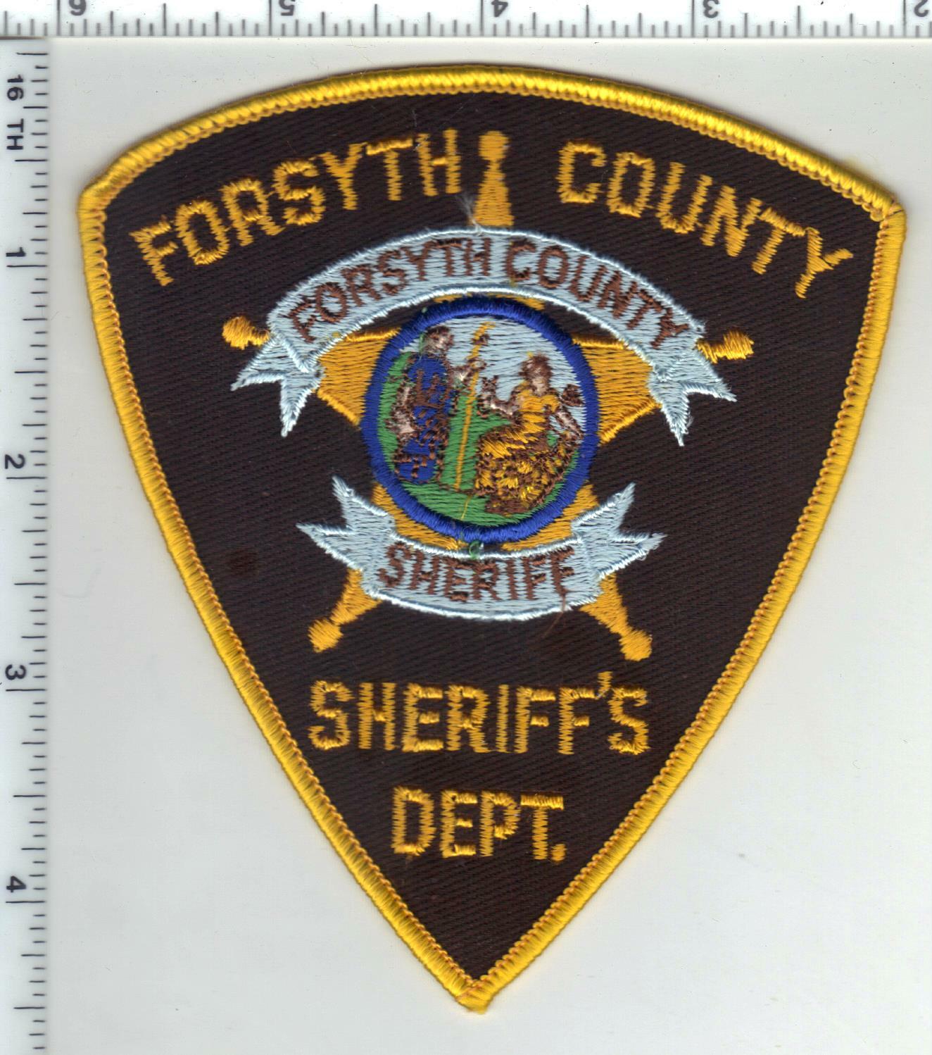 Forsyth County Sheriff's Dept. (North Carolina) 3rd Issue Shoulder ...