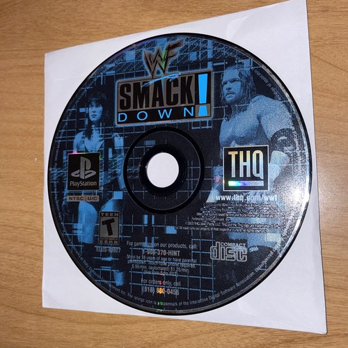 WWF SmackDown (Sony PlayStation 1, 2000) PS1 * DISC ONLY!! Ships Next ...
