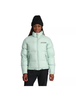 NEW Spyder WINDOM DOWN Jacket WINTERGREEN SIze XL Women's RETAIL $279. ...