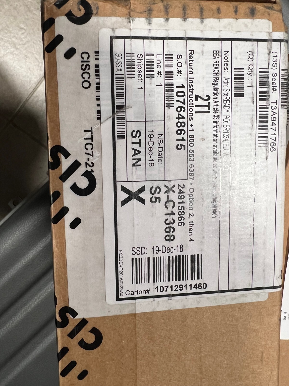 Cisco Cts-sx20n-codec Telepresence Sx20 Codec Video Conferencing Device ...