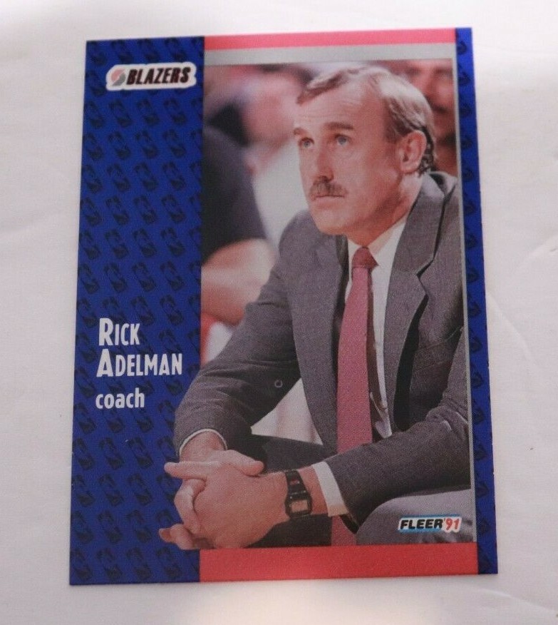 1991-92 Fleer Rick Adelman Portland Trail Blazers #166 | eBay