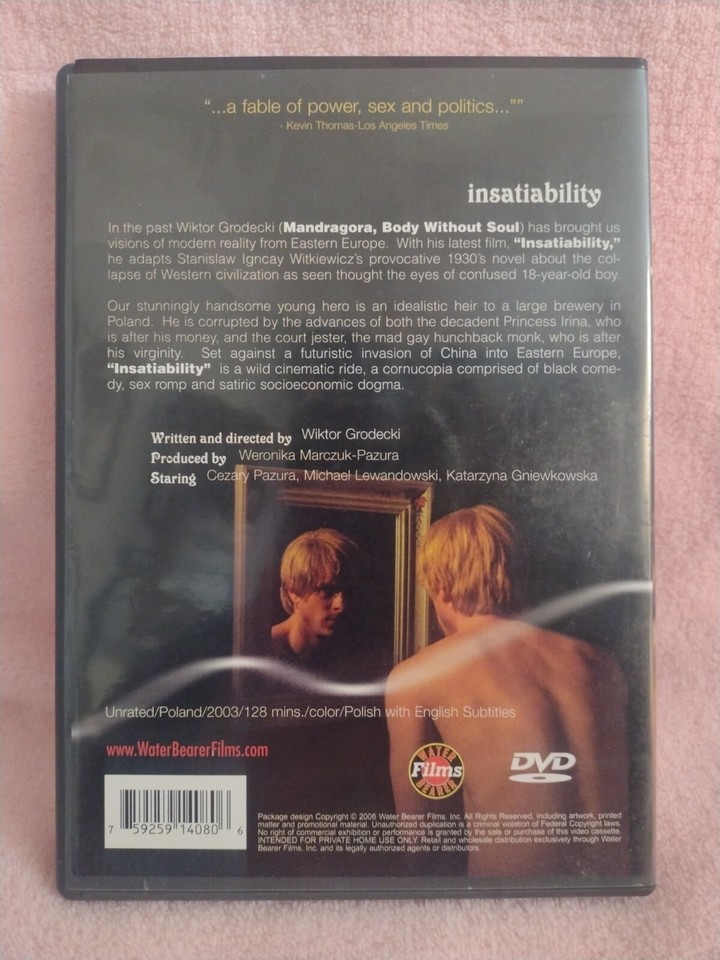 Insatiability gay interest dvd remake of Pasolini's Salo | eBay