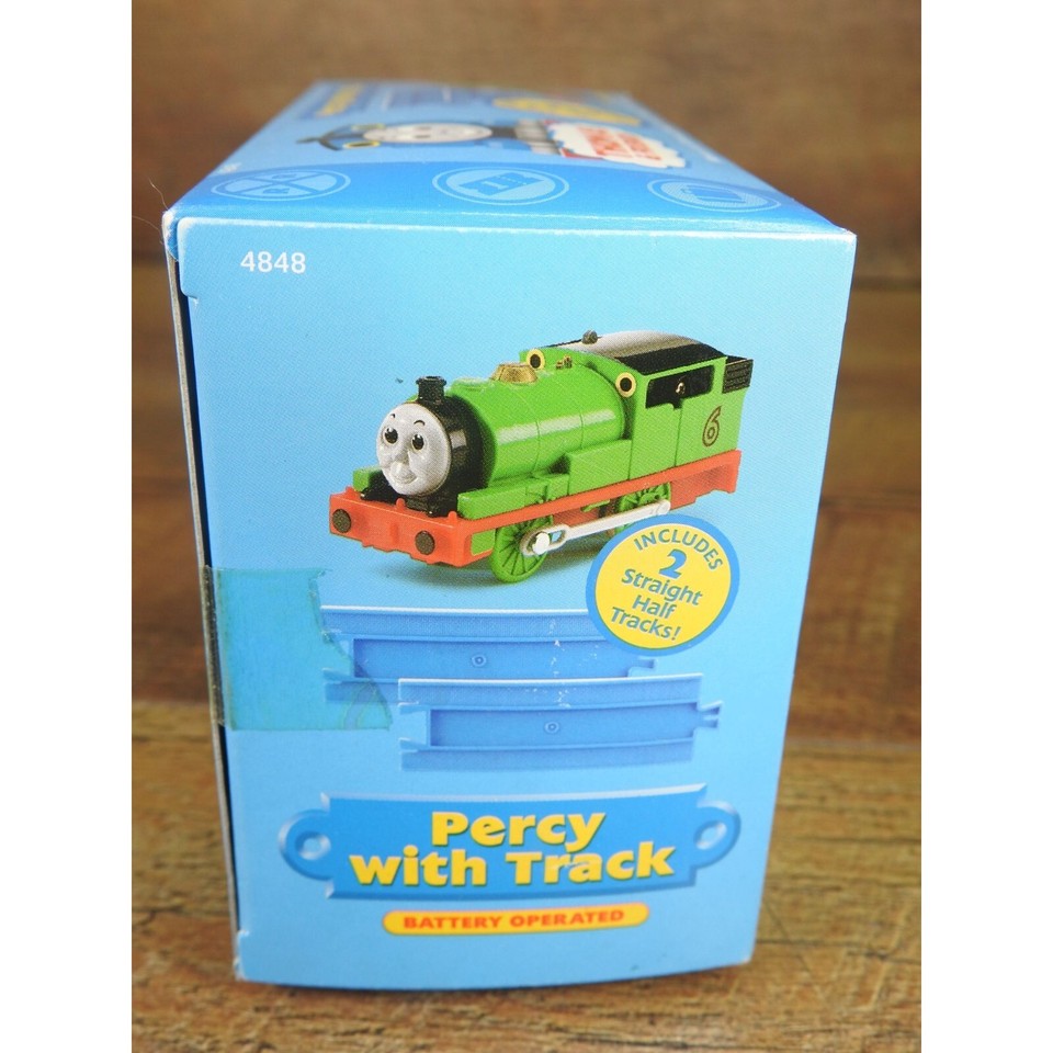 2005 TOMY Percy with Track Battery Op. 4848 New in Box Thomas & Friends ...