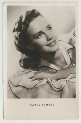 MARIA SCHELL International Film Actress Original Photo Postcard | eBay