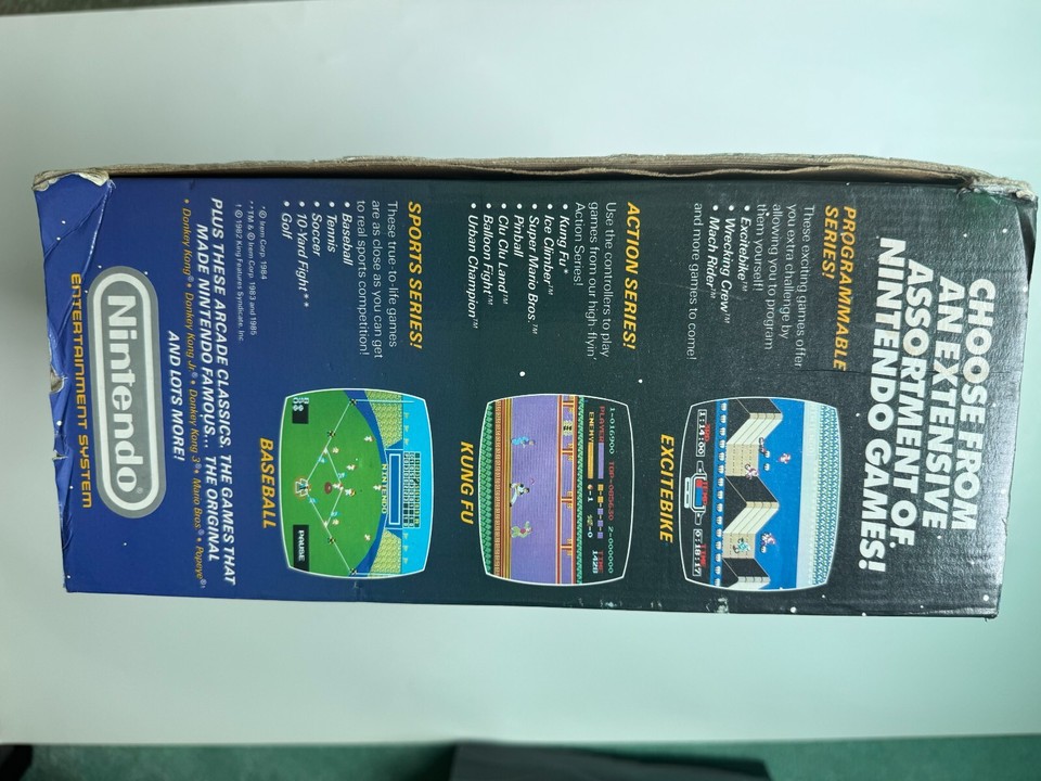 NES Nintendo Control Deck Console Super Mario Bros. in Original Box | eBay