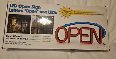 Vintage Store Led OPEN Sign Hillman Sign Center Restaurant And Business ...