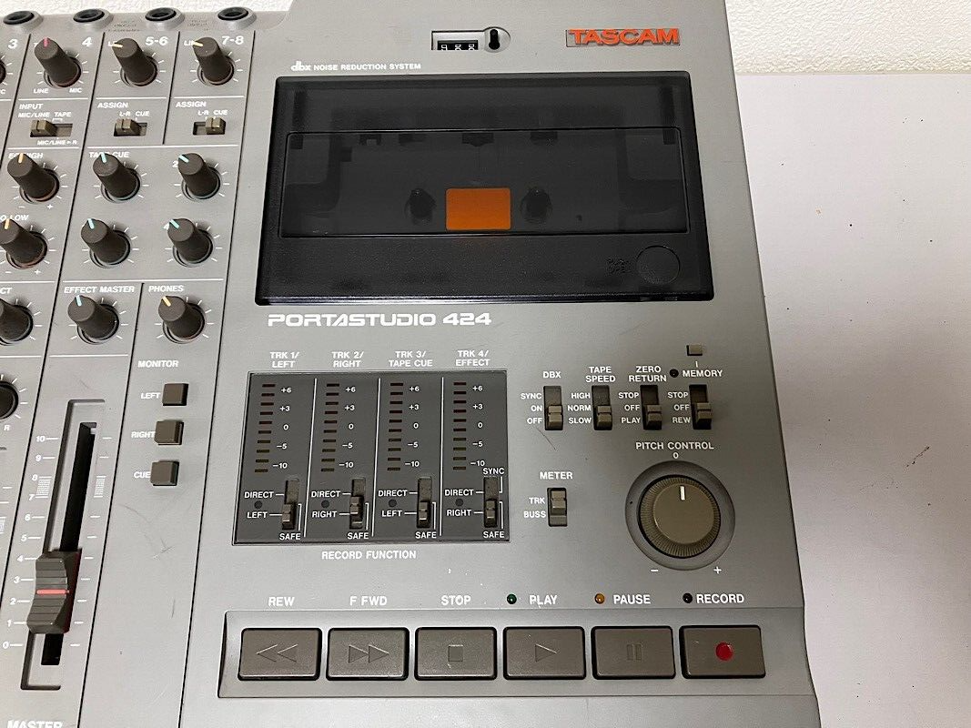Tascam Portastudio 424 4-Track Cassette Multi-Track Recorder Read ...