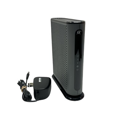 Motorola MB7621 24x8 Cable Modem DOCSIS 3.0 with Power Cable | eBay