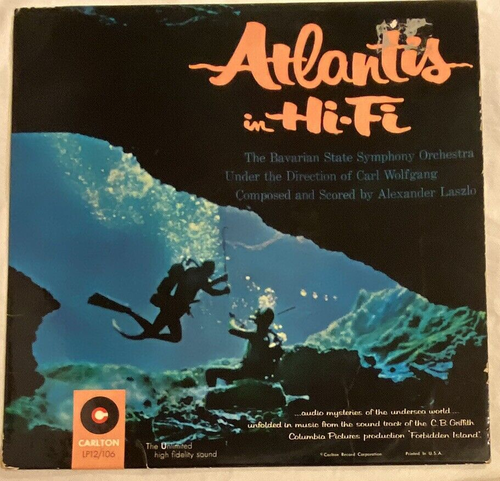 ATLANTIS IN HI-FI Alexander Laszlo OST Rare Hollywood Film Soundtrack ...