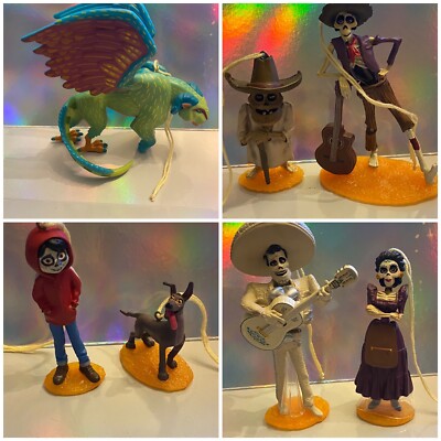 Set (7) Disney Coco Christmas Ornaments | eBay
