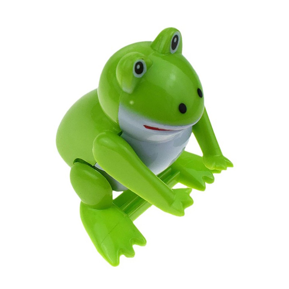 2Pcs Wind Up Frog Toy Cute Clockwork Jumping Frog Toys Interesting ...