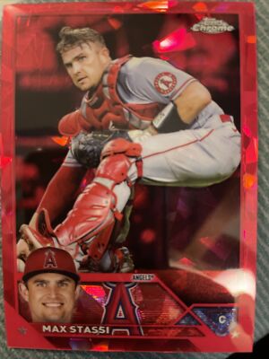 2023 Topps Chrome Sapphire Max Stassi 1/5 Red Refractor | eBay