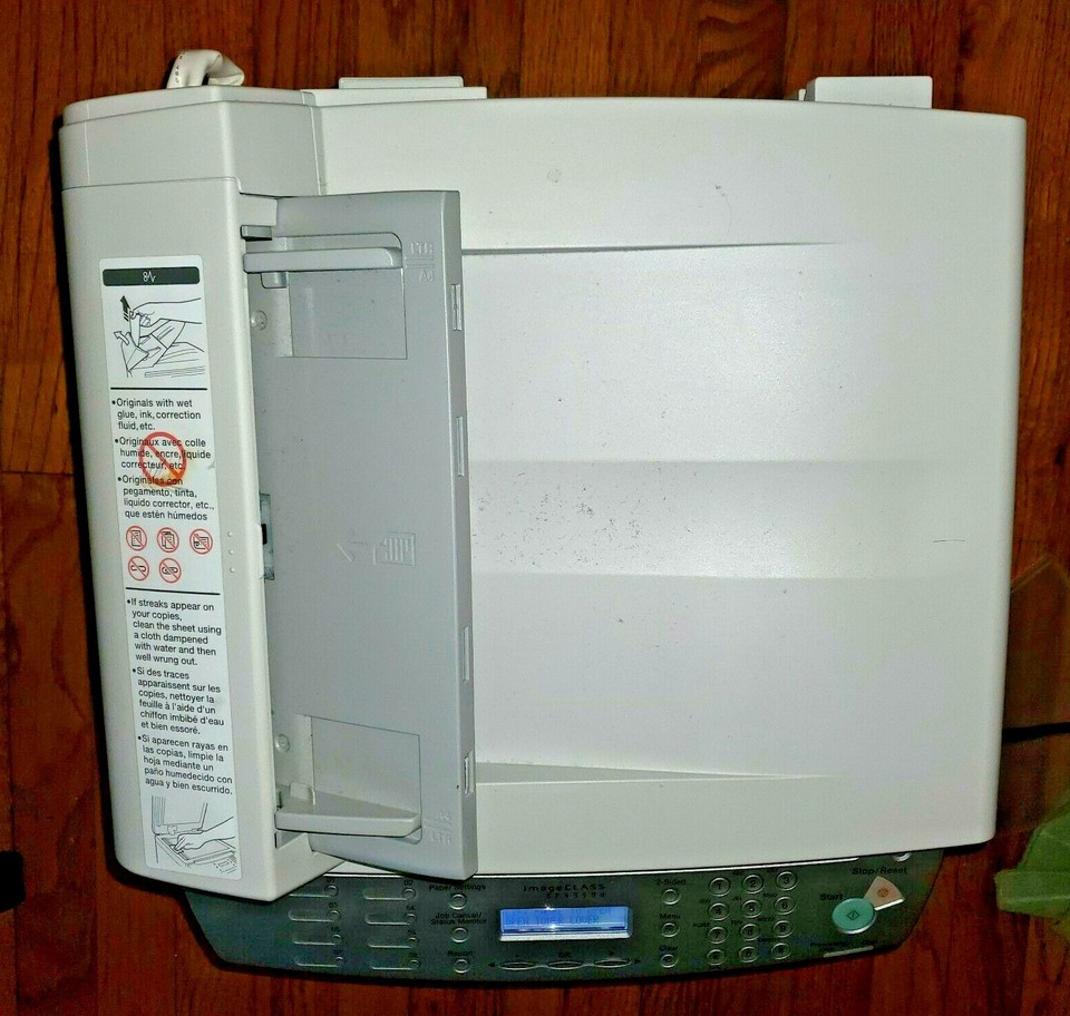 CANON IMAGECLASS MF4350D LASER ALL IN-ONE SUPER G3 PRINTER SR# HAJ46664 ...