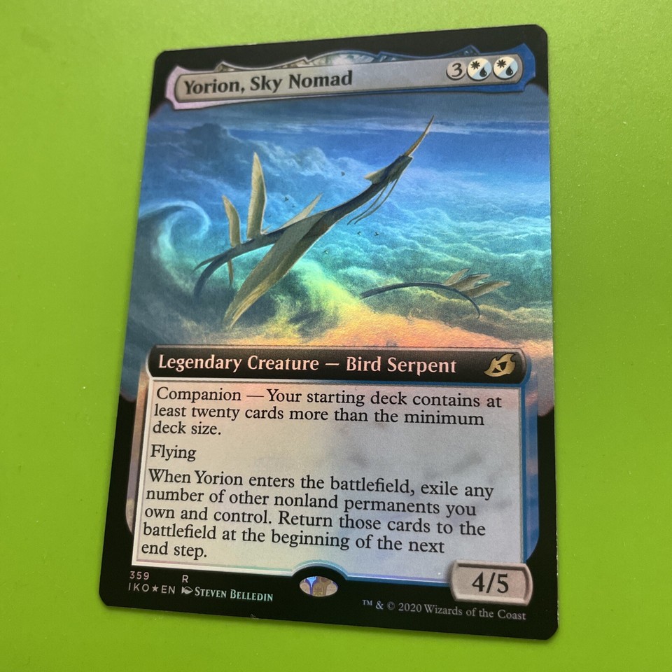 MTG Yorion, Sky Nomad Ikoria: Lair of Behemoths 359 foil holo Rare card ...