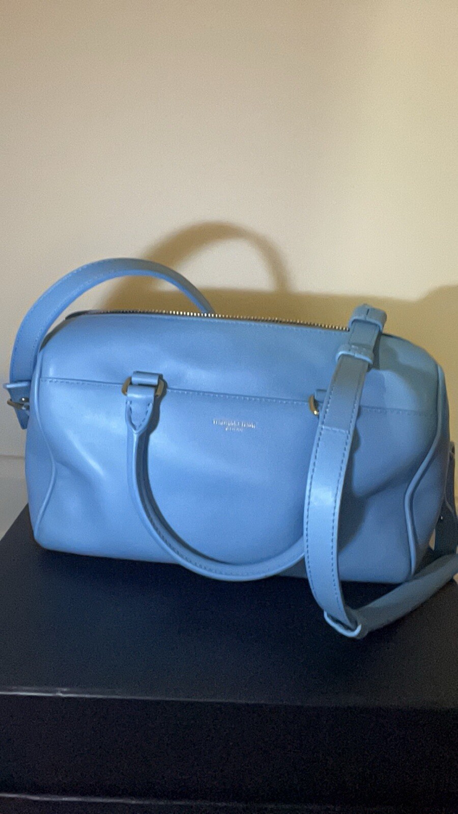 Saint Laurent Crossbody Baby Blue Leather Or Top Hand… - Gem