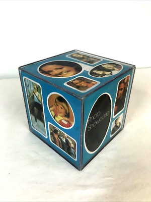 Vintage Instamatic Photo Cube Holds Frames Pictures 1970's Desk Cubicle ...
