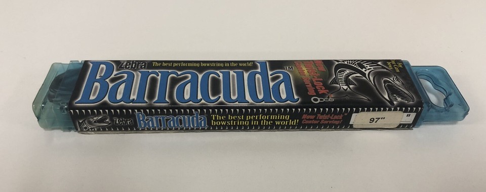 NEW 97" ZEBRA BARRACUDA STRING FOR COMPOUND BOW, BLACK/BROWN/WHITE ...