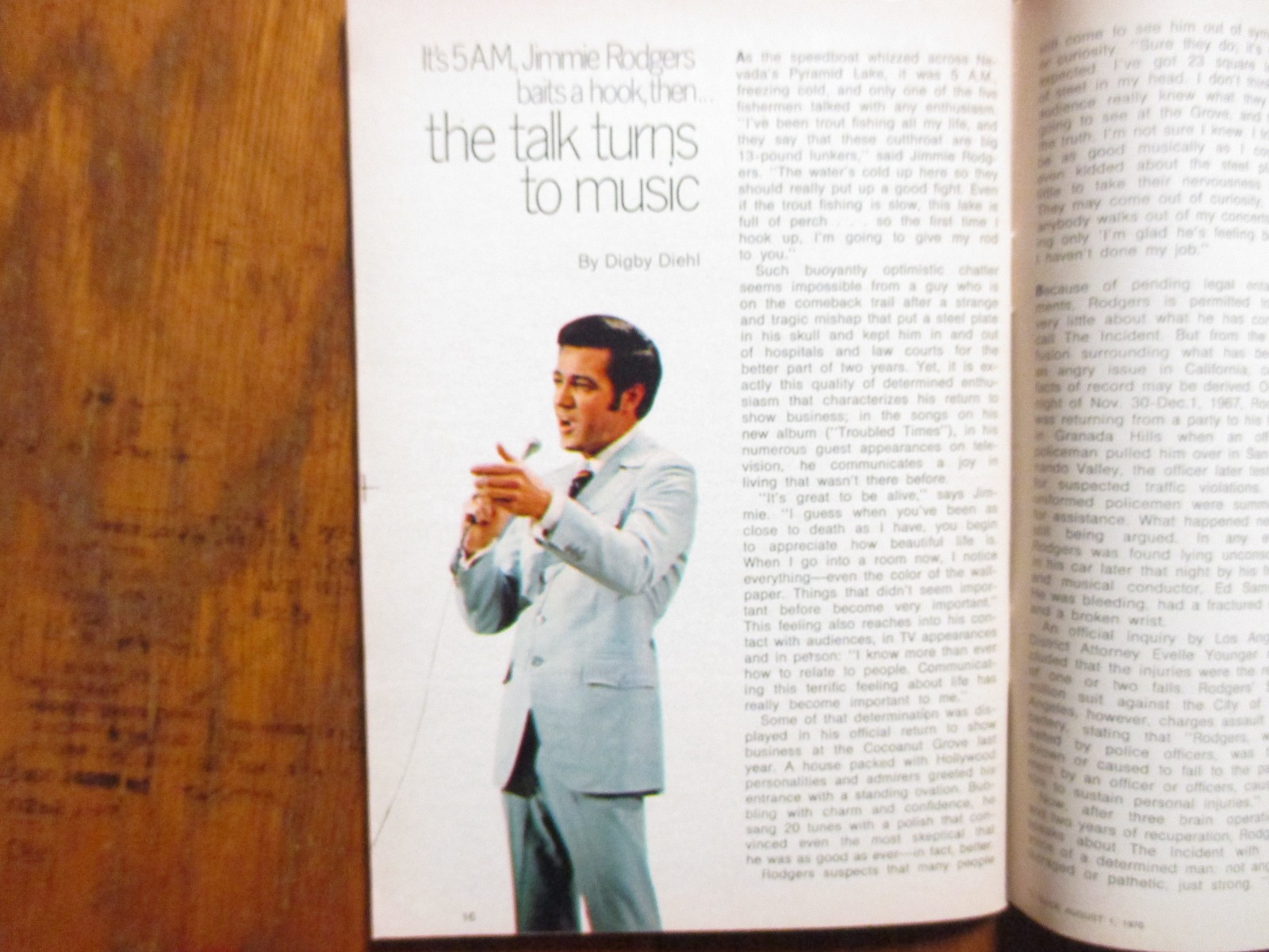 1970 TV Guide(INGA NEILSEN/KACK KLUGMAN/THE ODD COUPLE/JIMMIE RODGERS ...