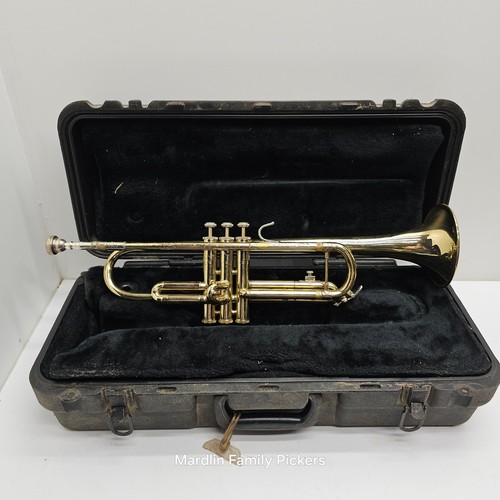 Bach TR300 Trumpet with Blessing 7C Mouthpiece & Case Used Dented As Is ...