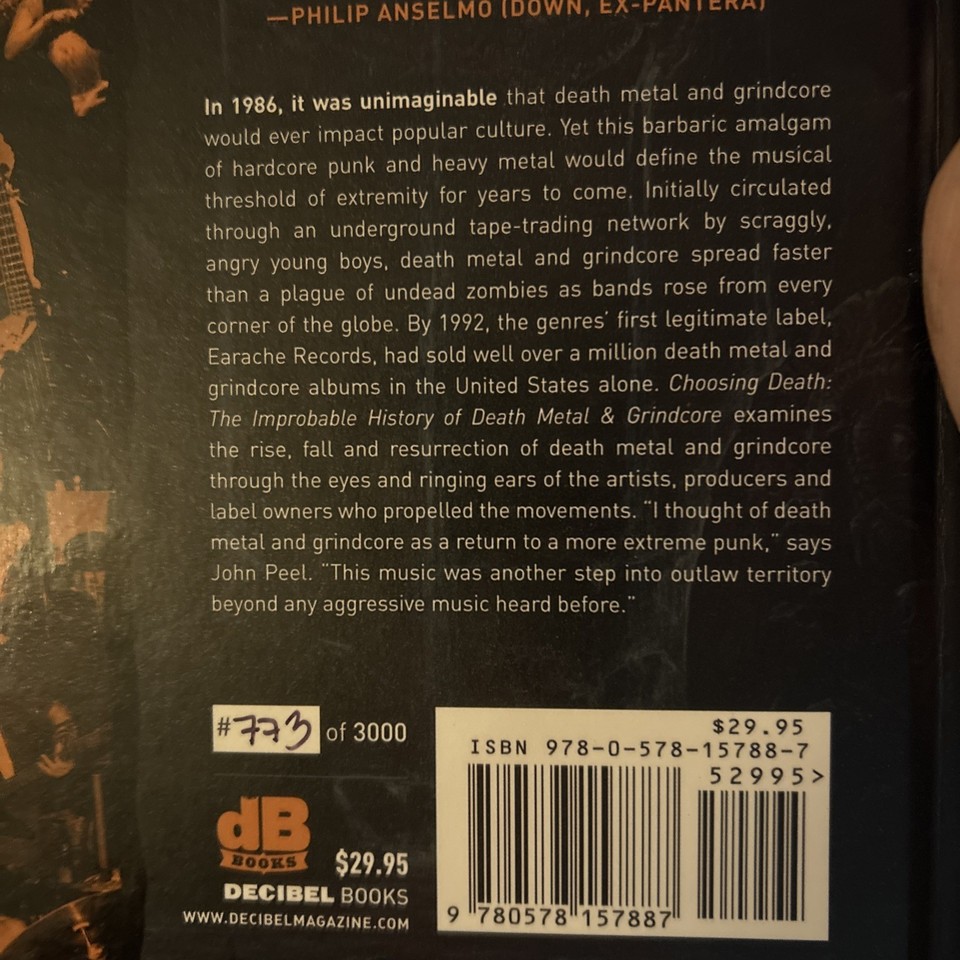 Choosing Death: The Improbable History of Death Metal & Grindcore #773 ...