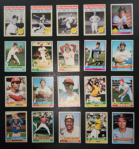 1976 Topps Baseball SET BREAK 640 of 660 cards *Ex-Mt All Shown *SEE ...