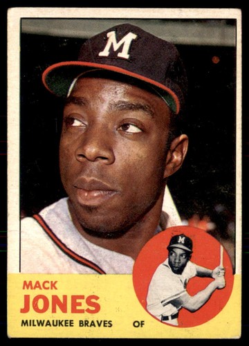 1963 Topps #137 Mack Jones (VG-VG+) | eBay