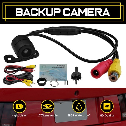 170° CMOS Car Rear View Reverse Backup Parking Camera Waterproof Night ...