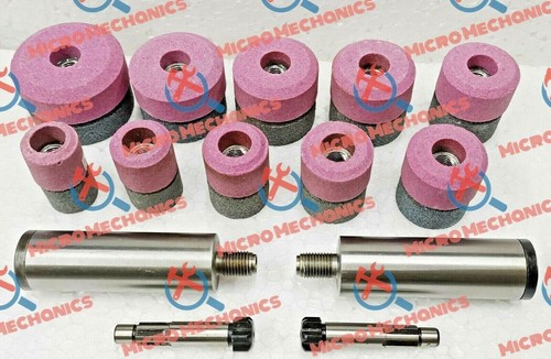 20x Valve Seat Grinding Wheels + 2x Stone Holder + 2x Driver SIOUX ...