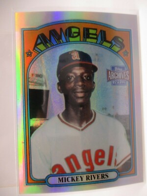 2001 Topps Archives Reserve #28 Mickey Rivers 72 ANGELS | eBay